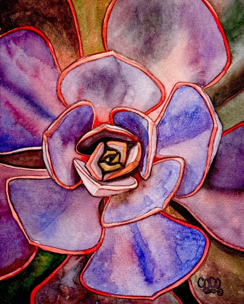 Cole Valley – Original Watercolor – Coco Angel Art